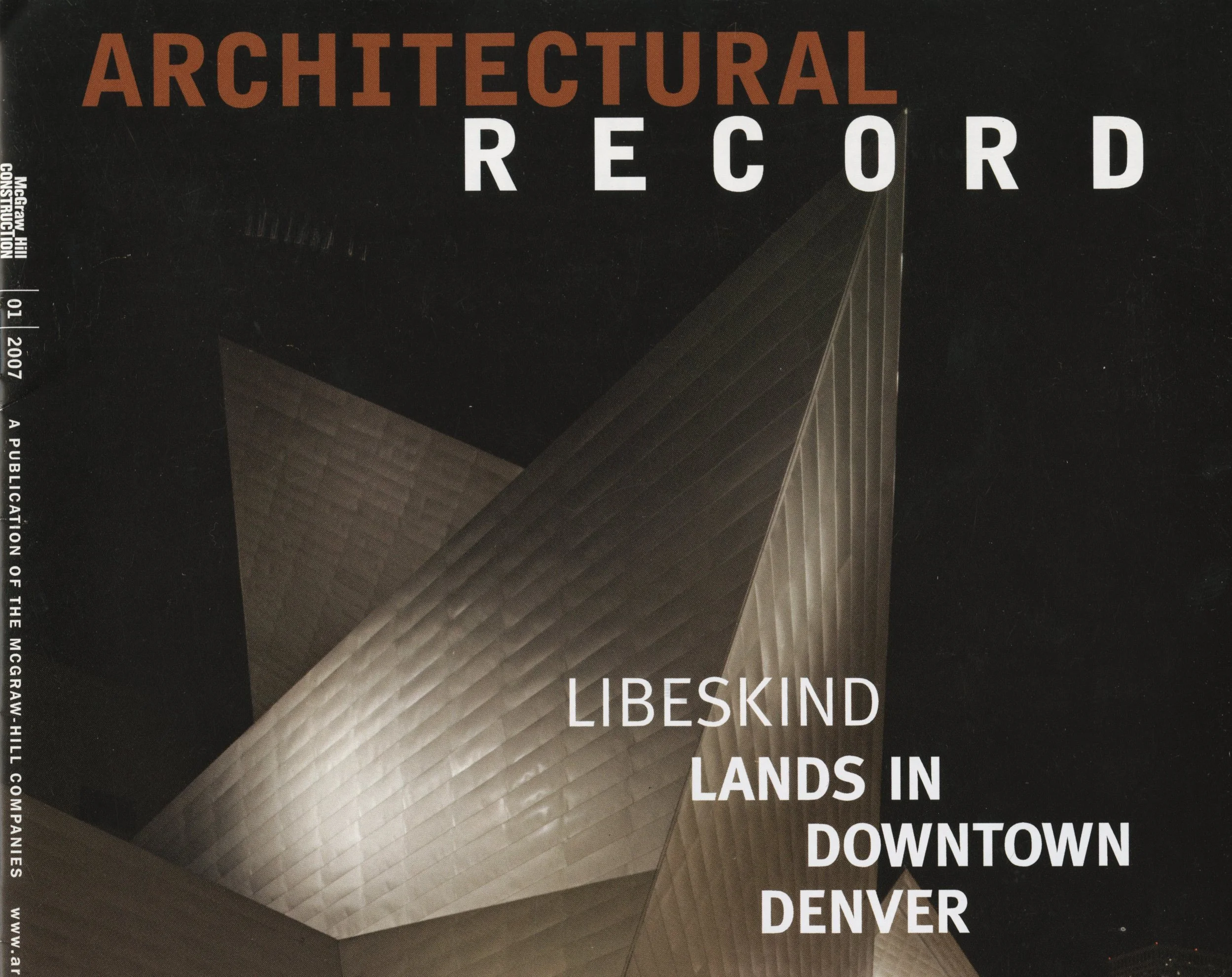 Denver Art Museum Cover Feature, 2007 - Libeskind